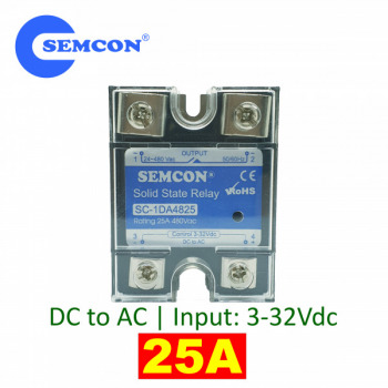 H3200ZD SSR 1 Pha 200A | Relay Bán Dẫn - Semcon.com.vn