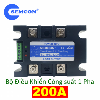 SC-1HD38100 Bộ Điều Khiển Công Suất 3 Pha 100A | SCR 1 pha - Semcon.com.vn